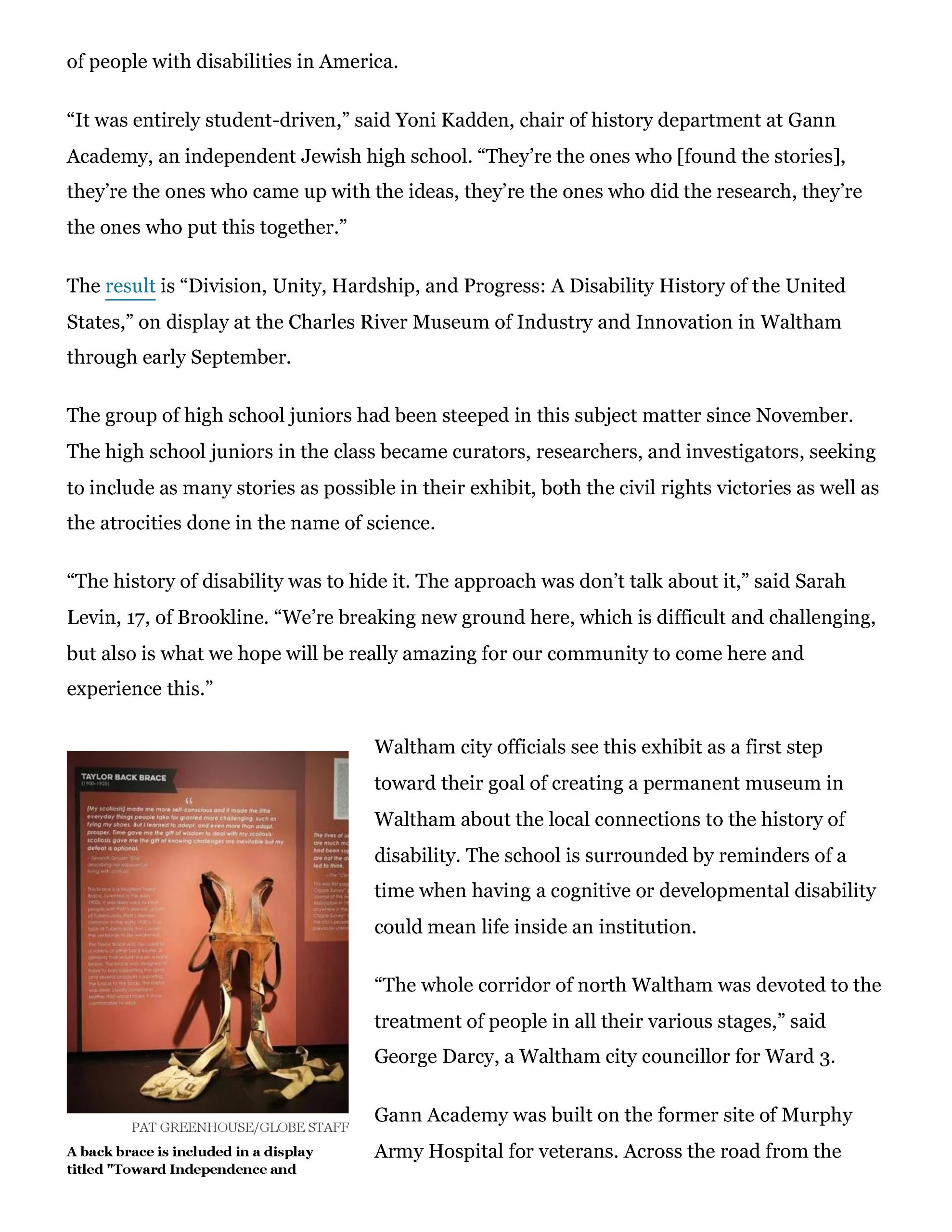 Disability History – Siteations